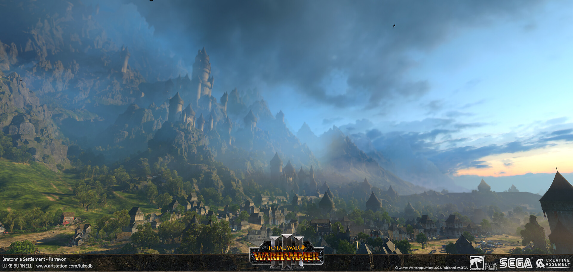 Luke Burnell - Total War: Warhammer 3 - Parravon Settlement