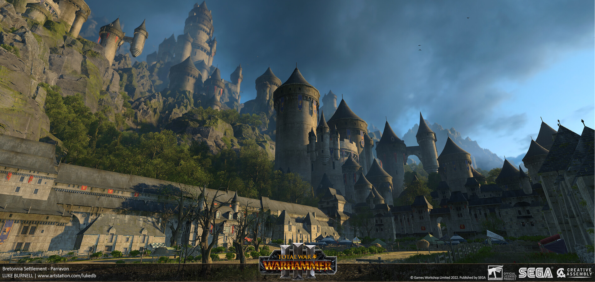 Luke Burnell - Total War: Warhammer 3 - Parravon Settlement