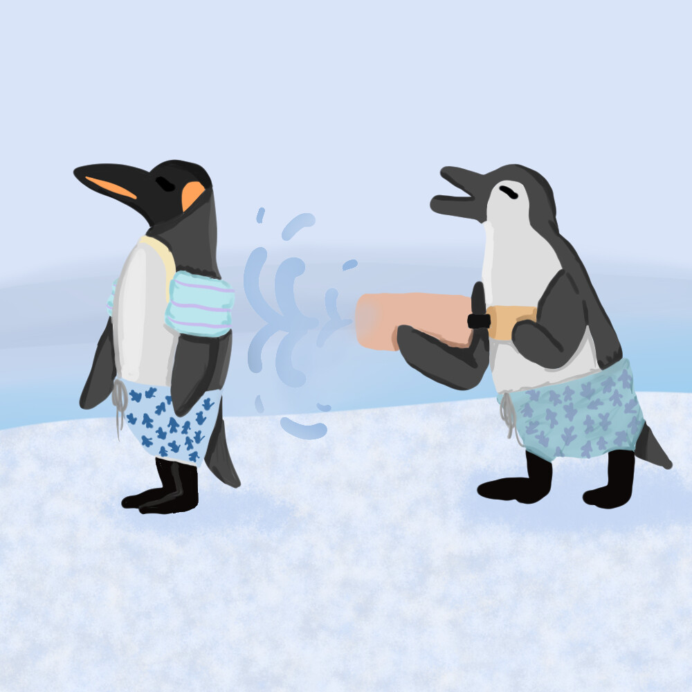 ArtStation - Pool Penguins