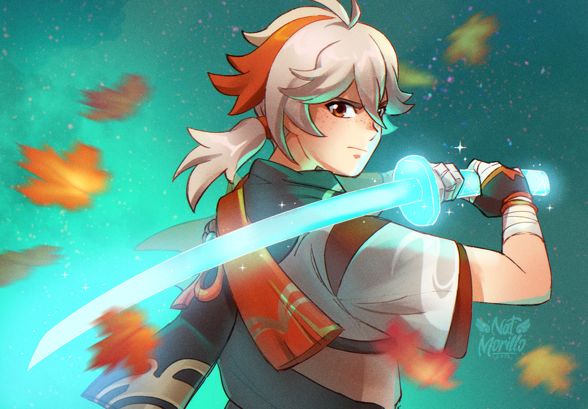 ArtStation - Kaedahara Kazuha (Genshin Impact)