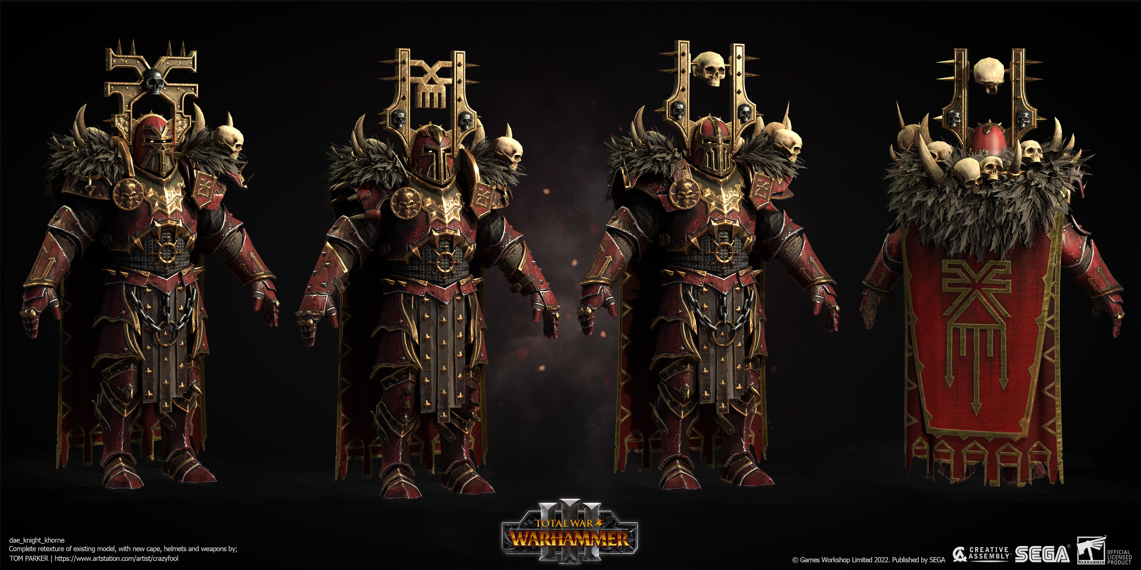 Tom Parker - Knight of Khorne - Total War : Warhammer 3