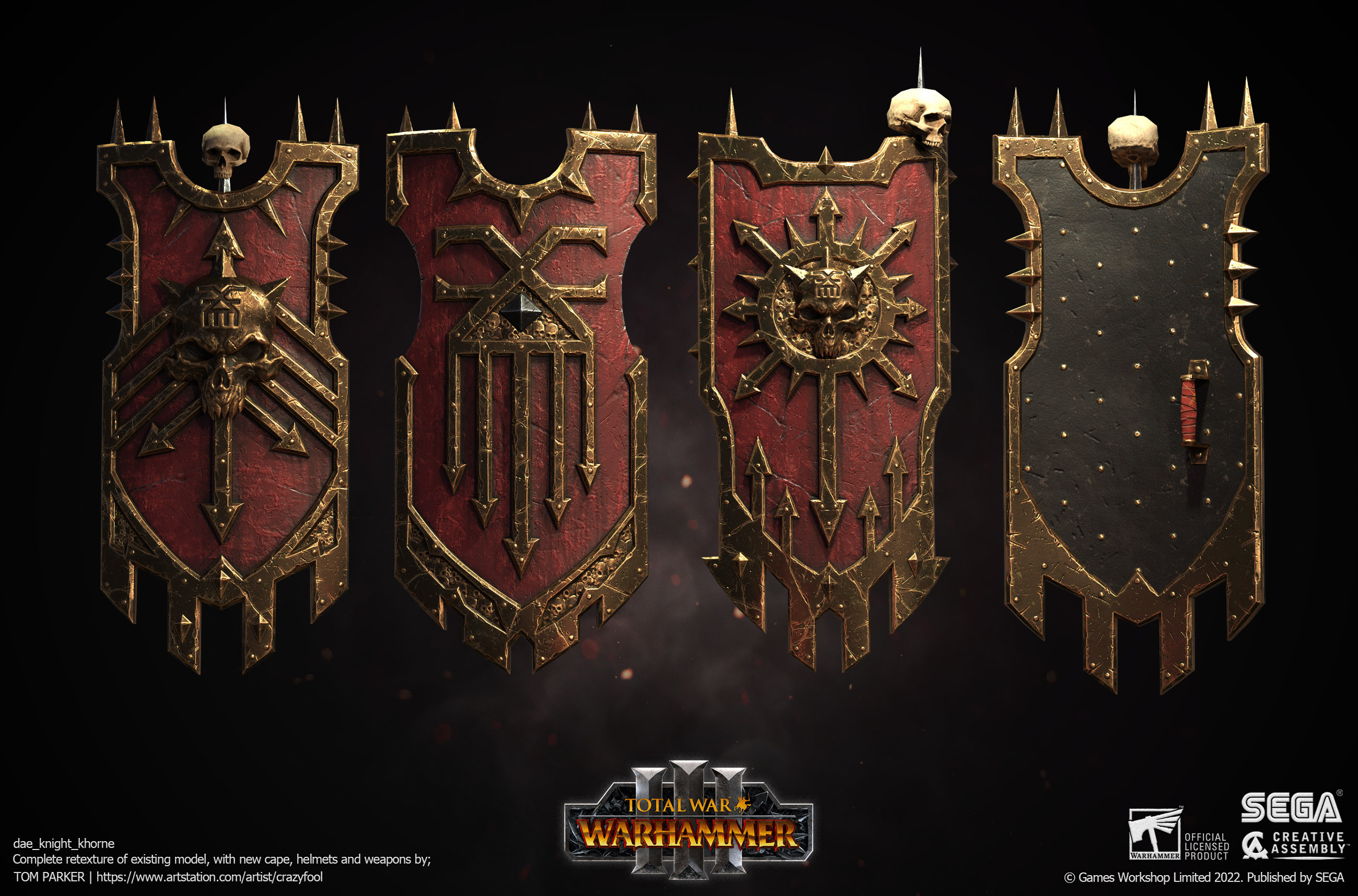 Tom Parker - Knight of Khorne - Total War : Warhammer 3