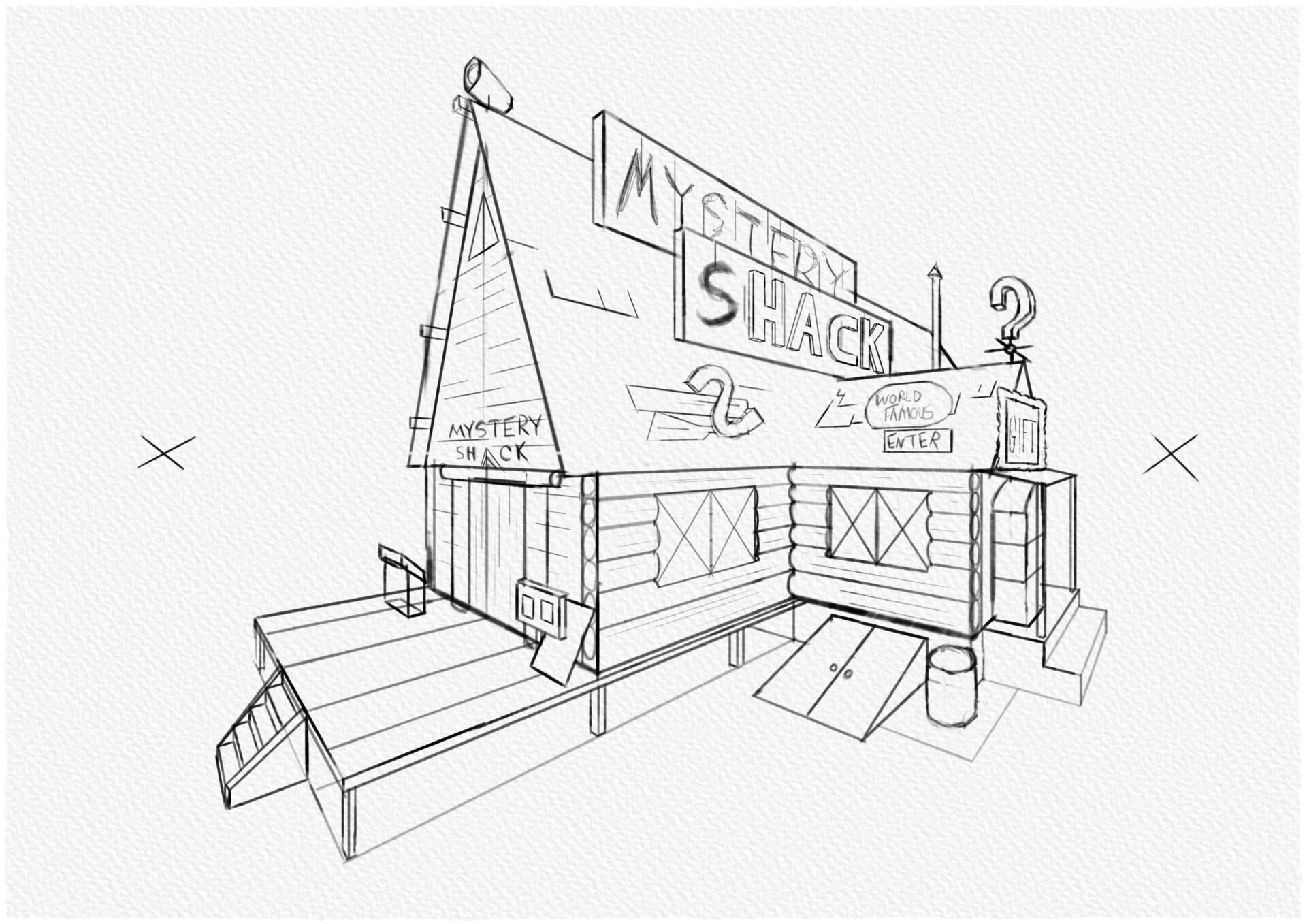 ArtStation - 2 Point Perspective Work