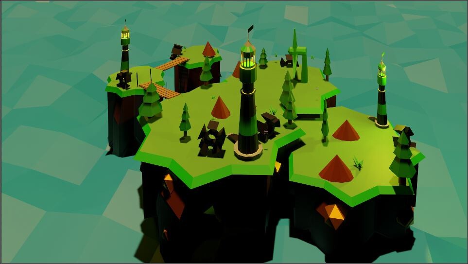 ArtStation - ISLA LOW POLY BLENDER