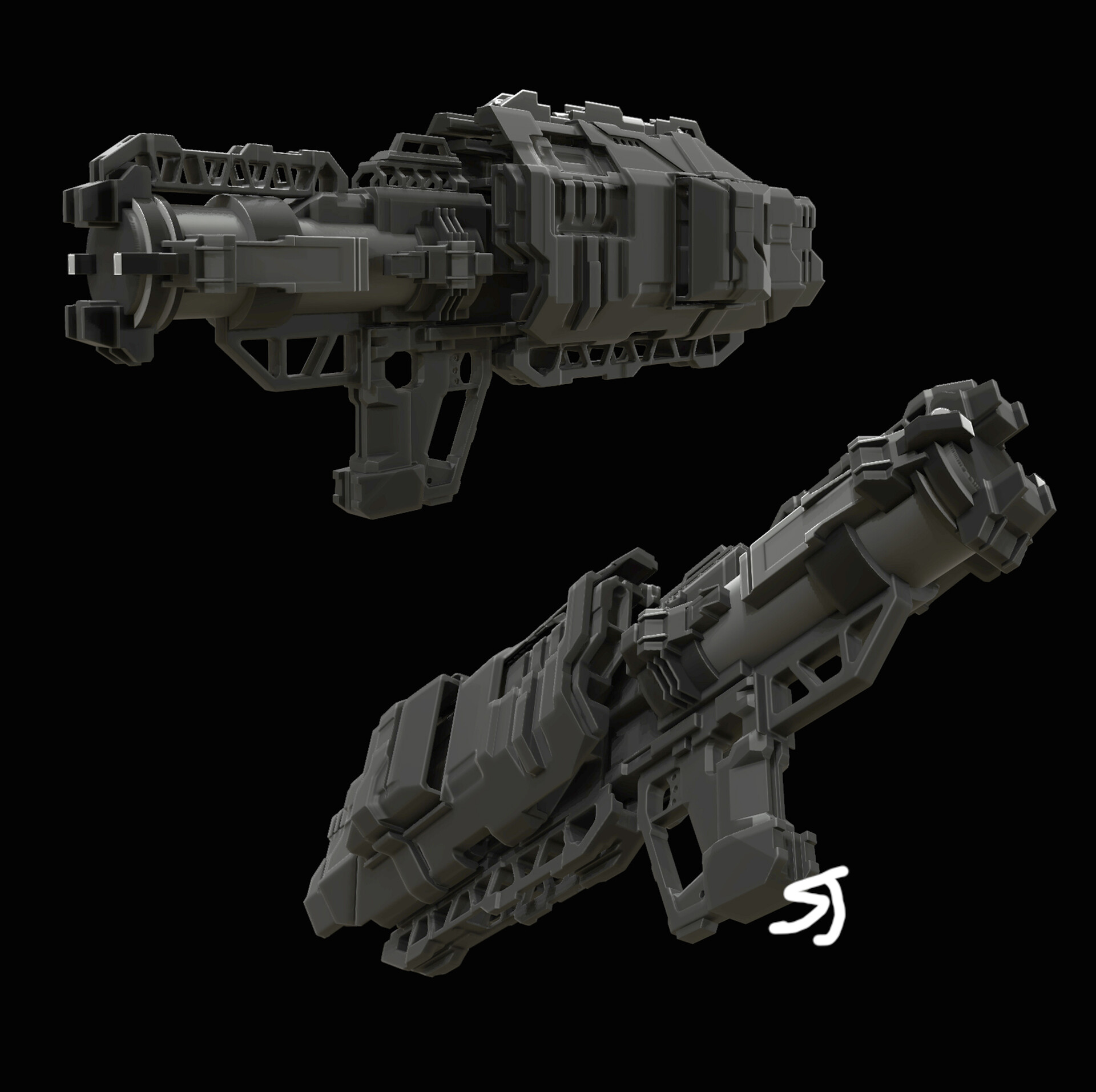 ArtStation - Plasma Gun