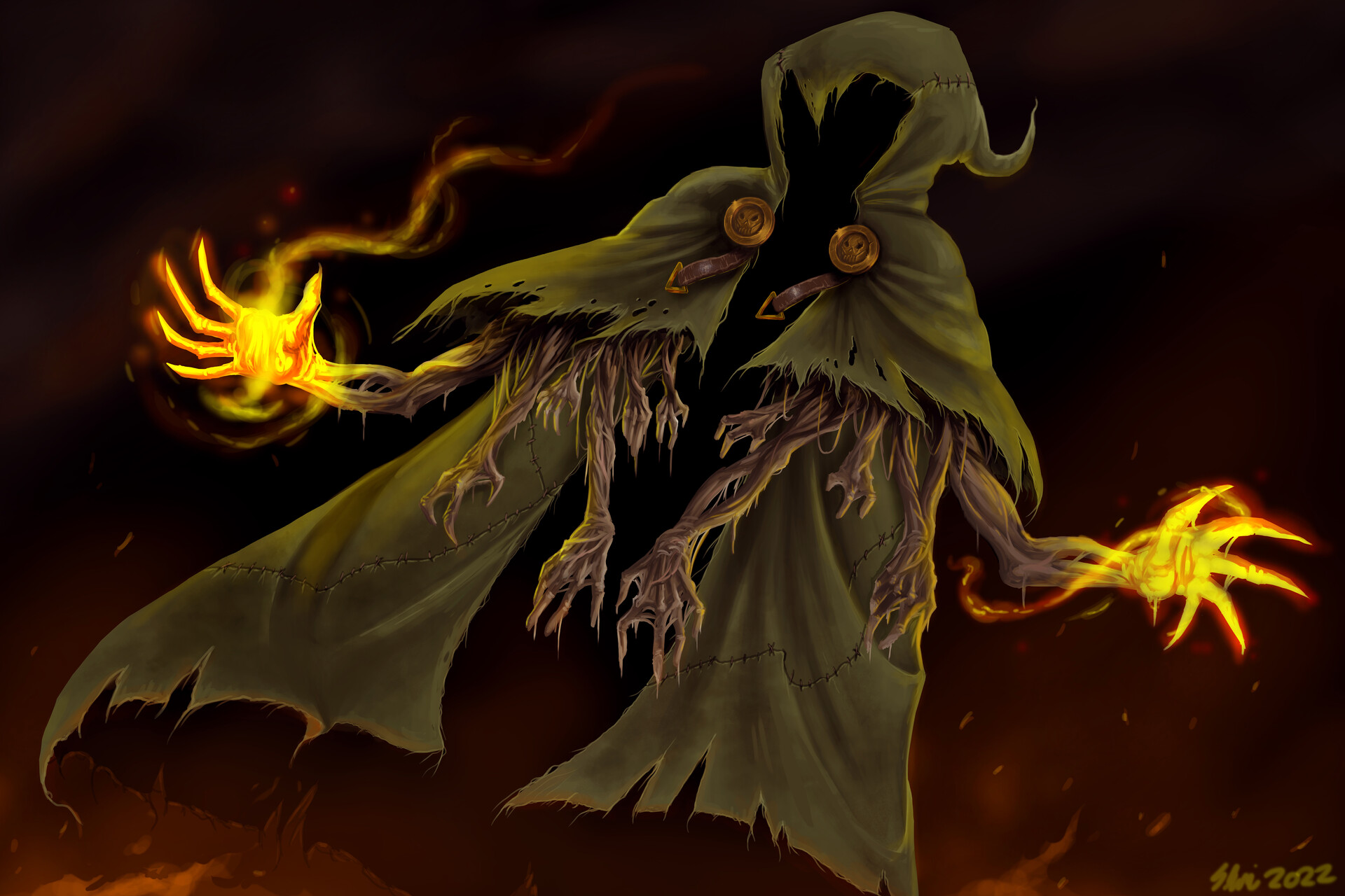 ArtStation - The Hell-Guard's Shroud