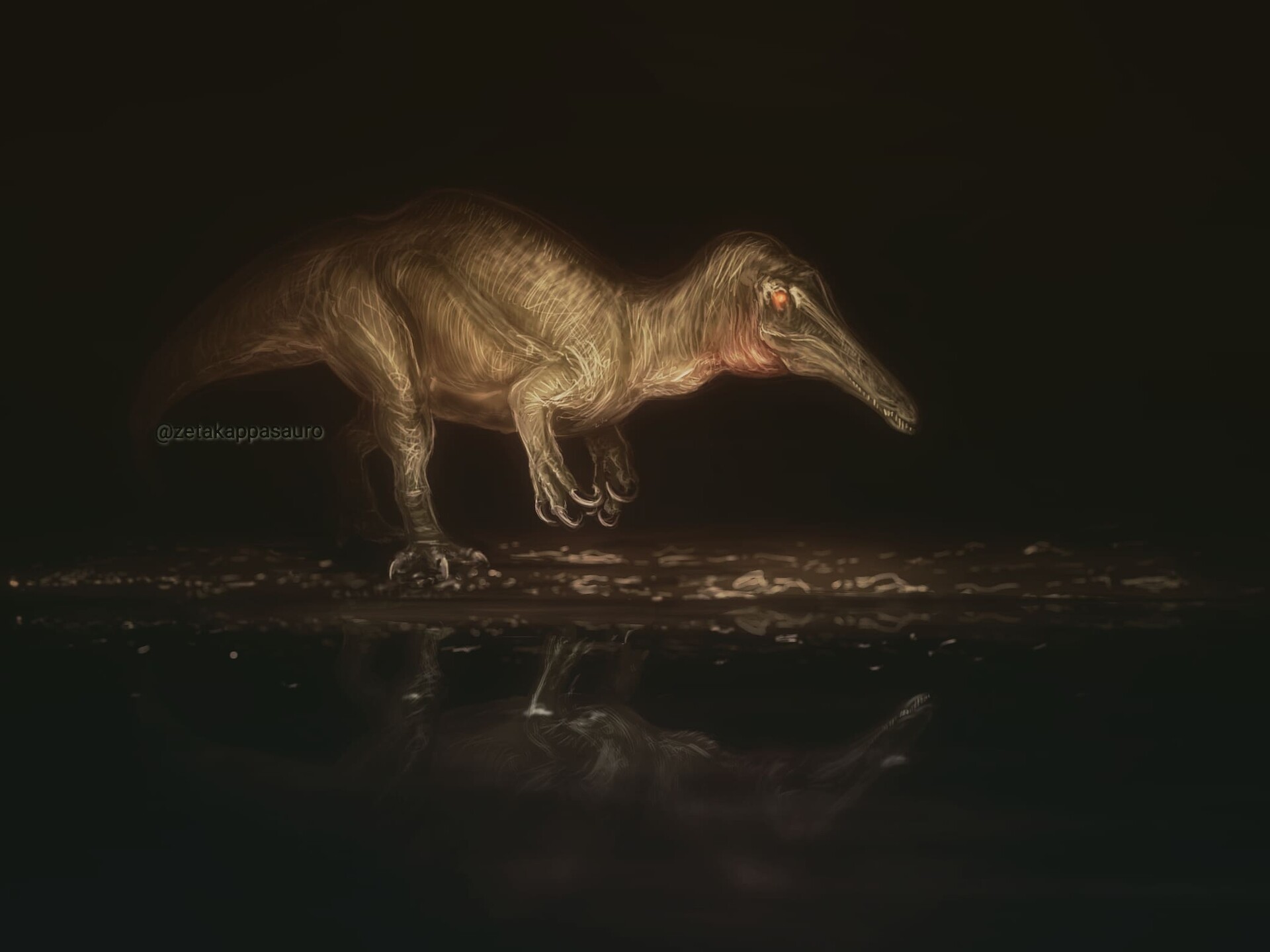 ArtStation - suchomimus at night