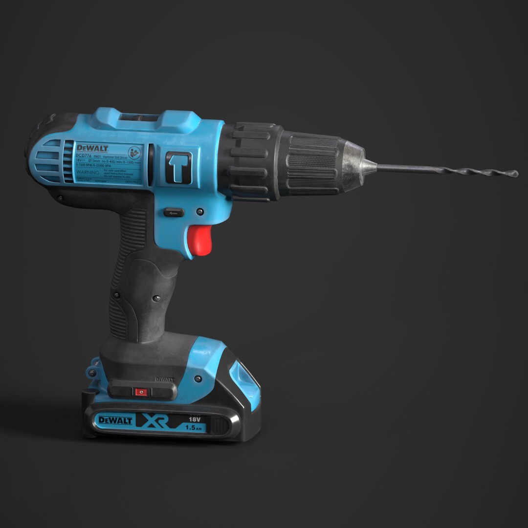 ArtStation - DeWaltz Drill