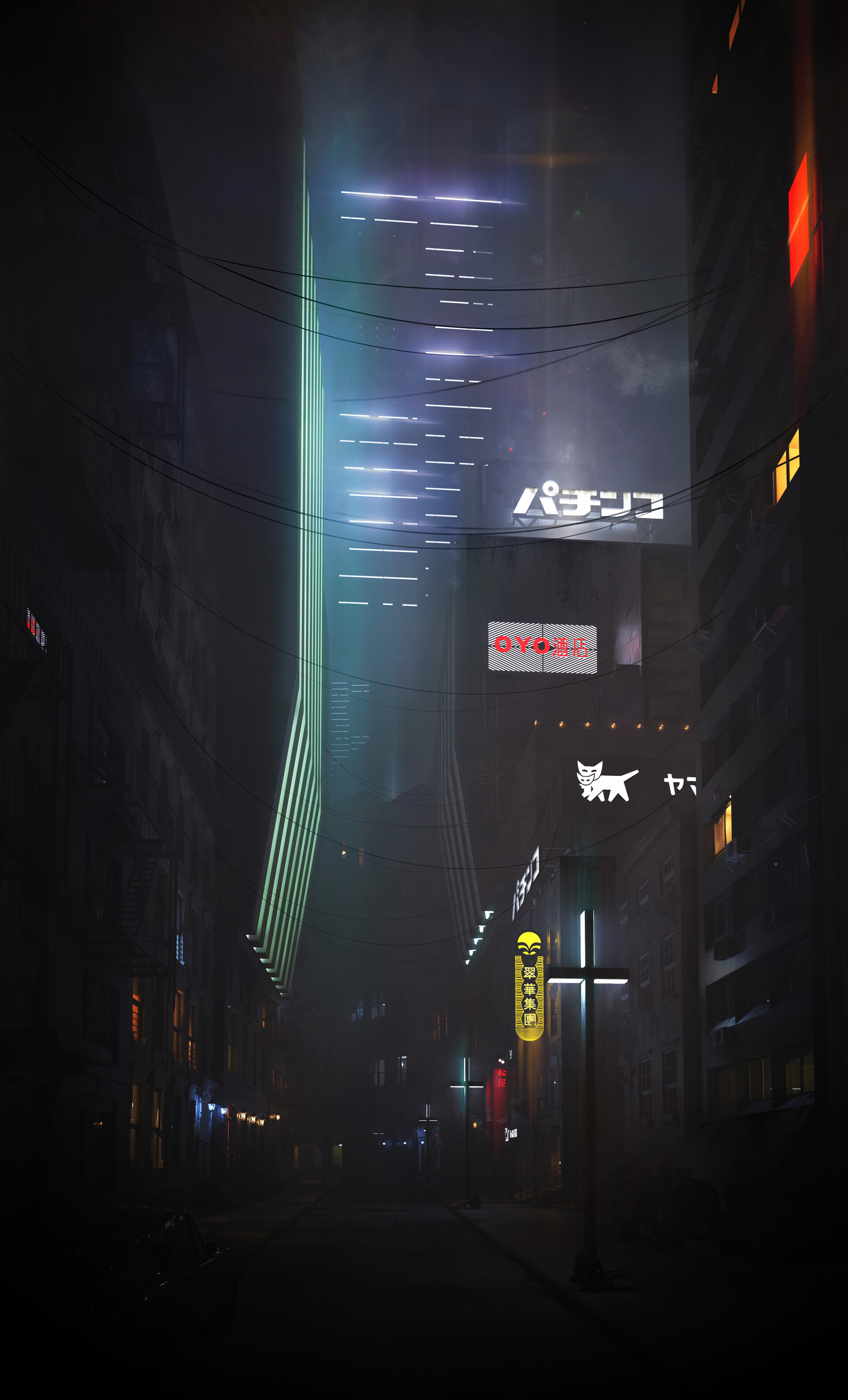 ArtStation - Scifi City Streets, Neo Christian Quarter