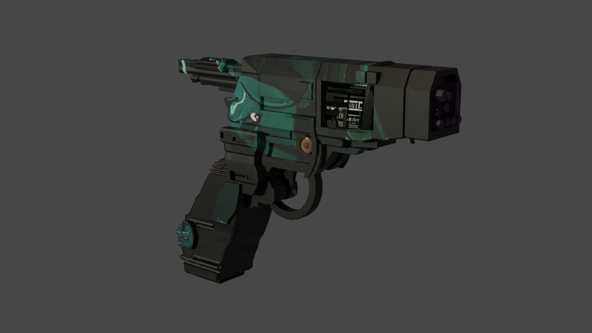 ArtStation - Cyberpunk Gun