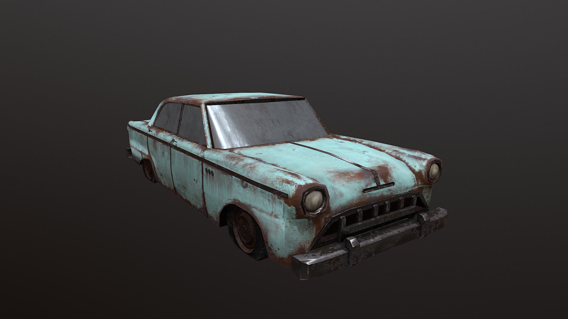 ArtStation - Old Rusty Car