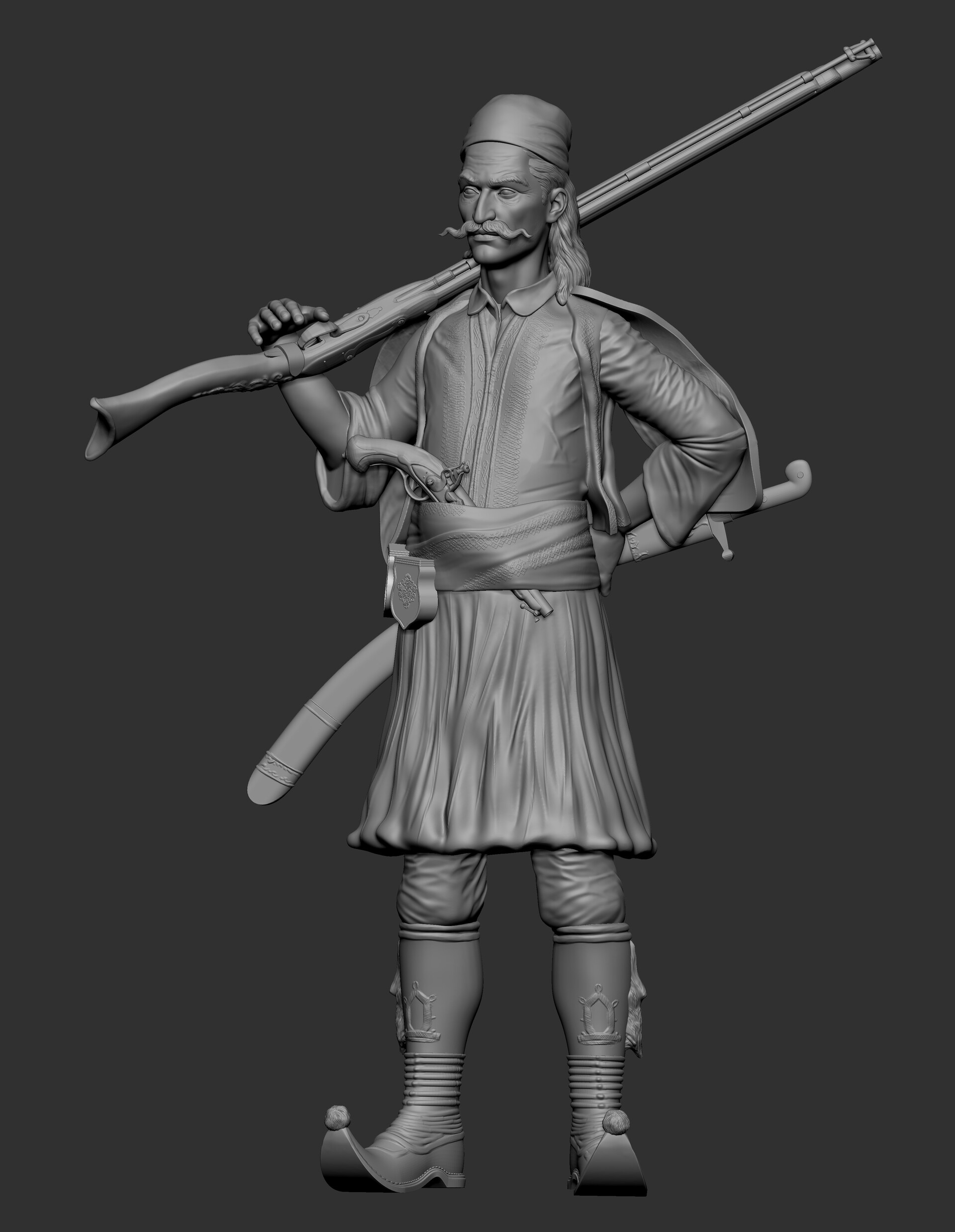 ArtStation - greek revolution soldier