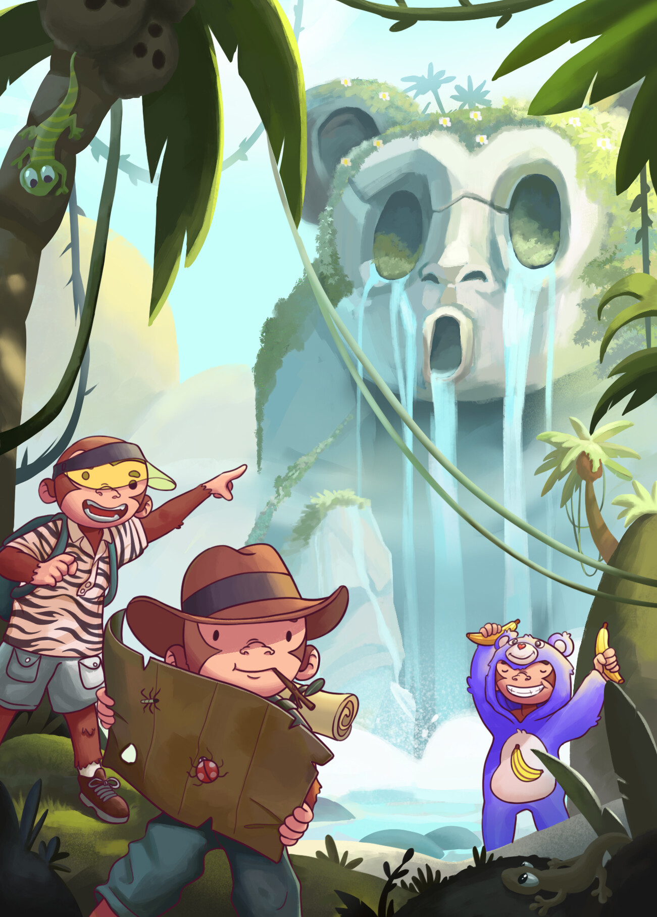 ArtStation - discovery monkey island