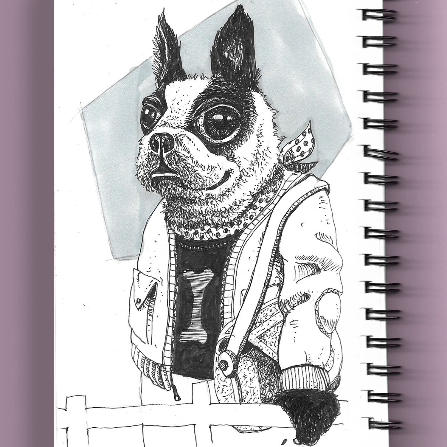 ArtStation - Inktober day 21 - bad dog