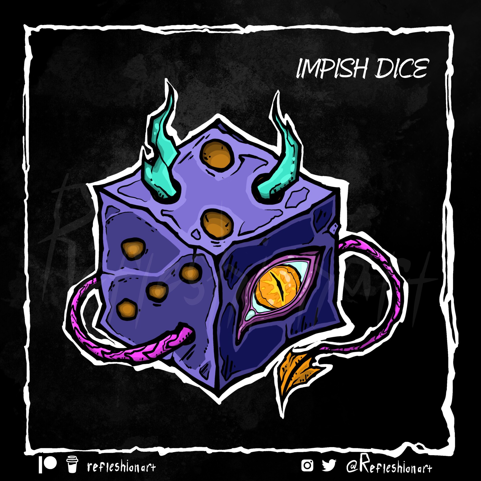 ArtStation - DnD “Impish Dice”