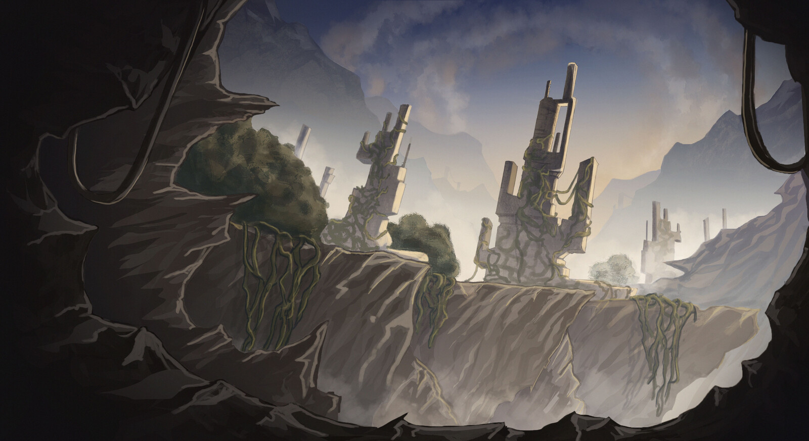 Hilda - Concept Art for a lost civilisation and Character Concept