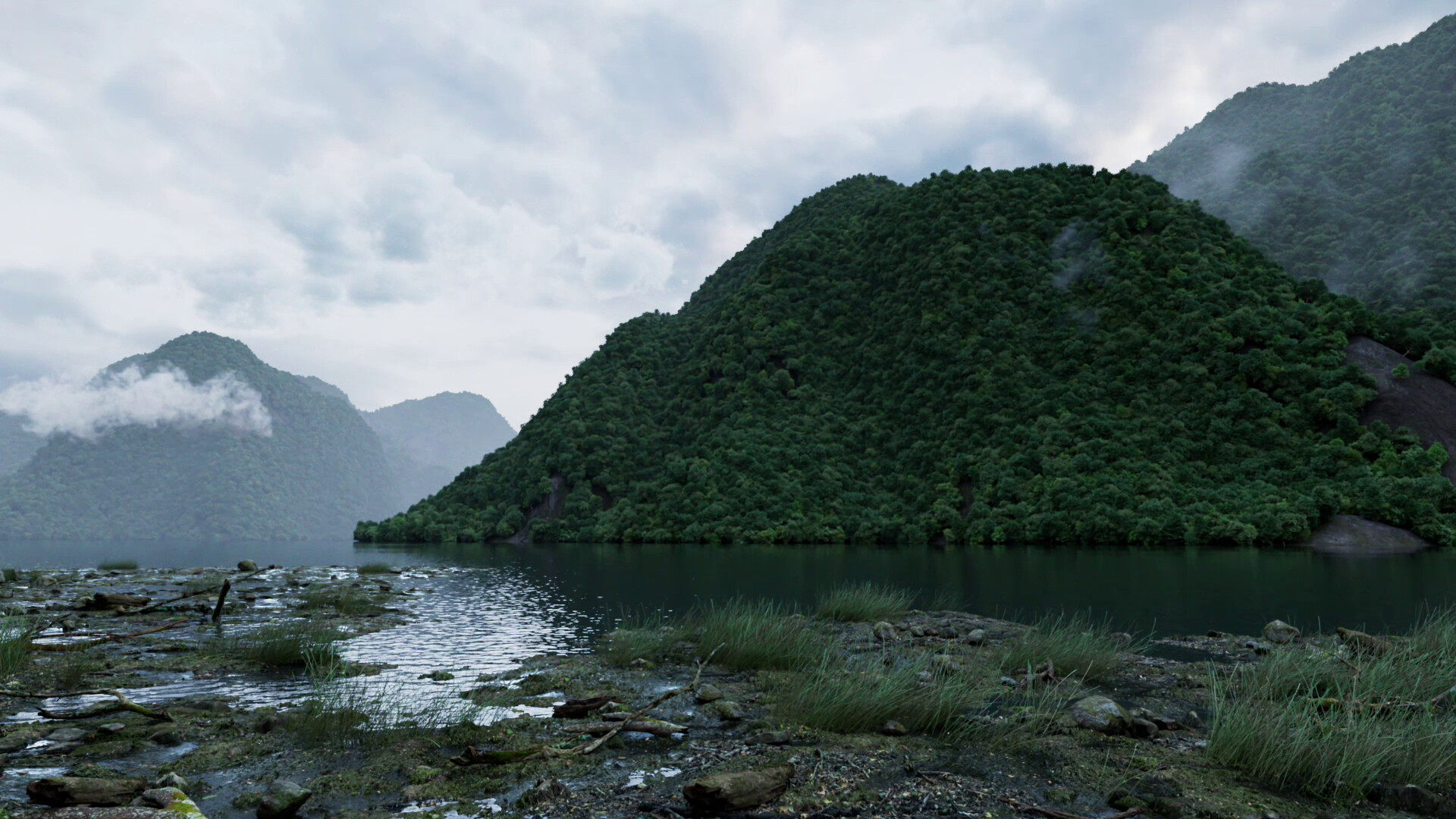 ArtStation - Misty Lagoon Environment