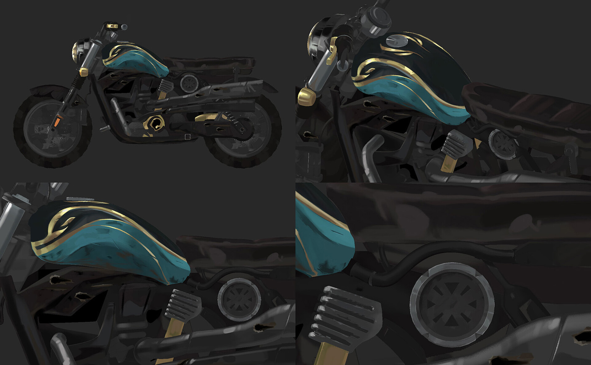 ArtStation - Valorant Harbor - Texture painting