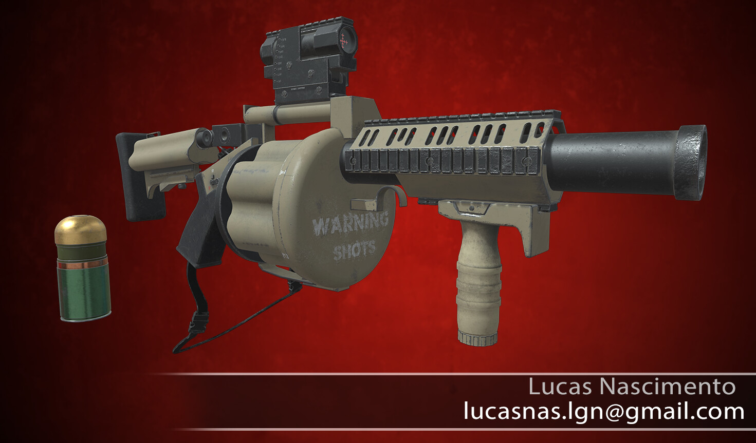 ArtStation - MK32 Grenade Launcher