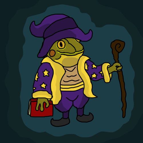 ArtStation - Frog Wizard