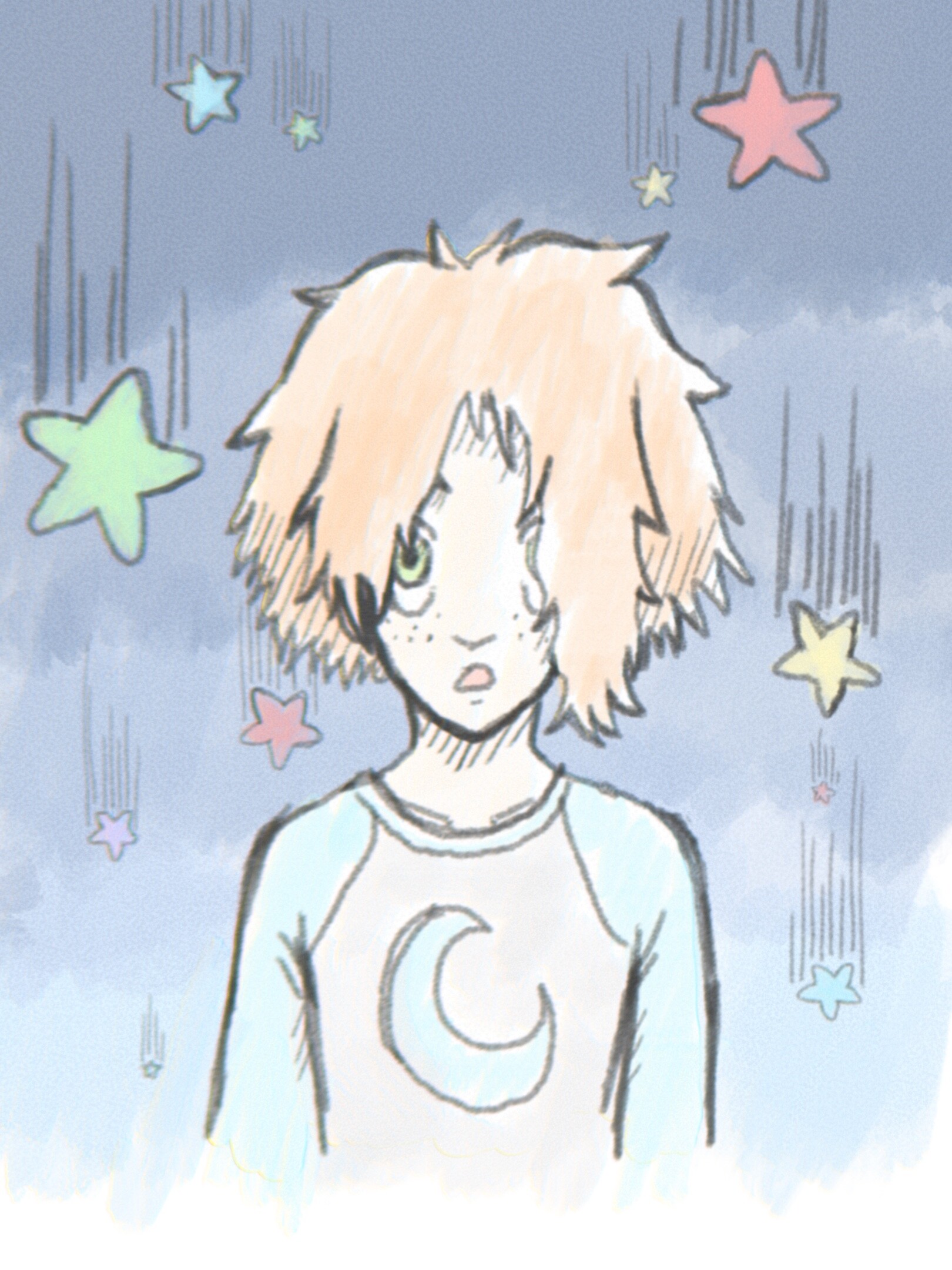 ArtStation - Sky Full of Falling Stars