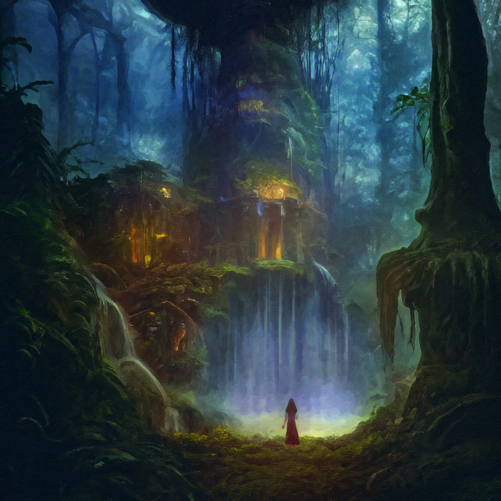 ArtStation - The Lost City in the Forest