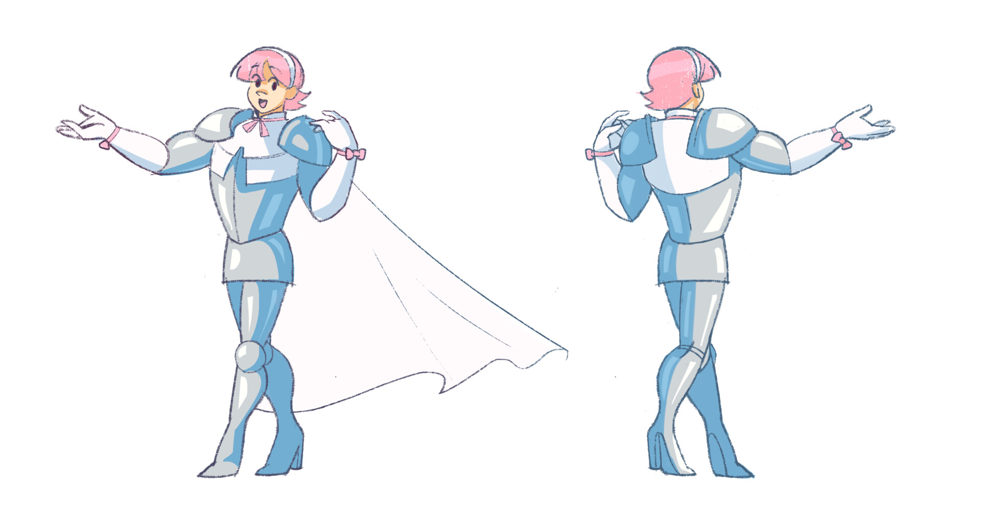 ArtStation - Dungeons and Dragons Character Model Sheet (2022)