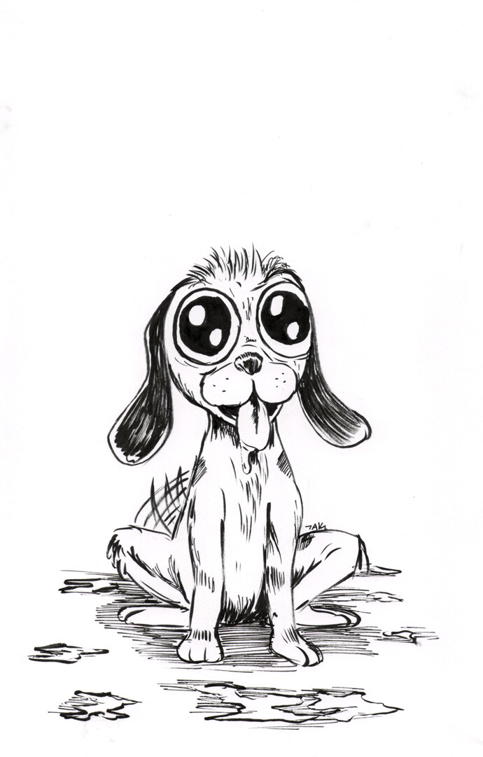 ArtStation - Daily Sketch: Bad Dog