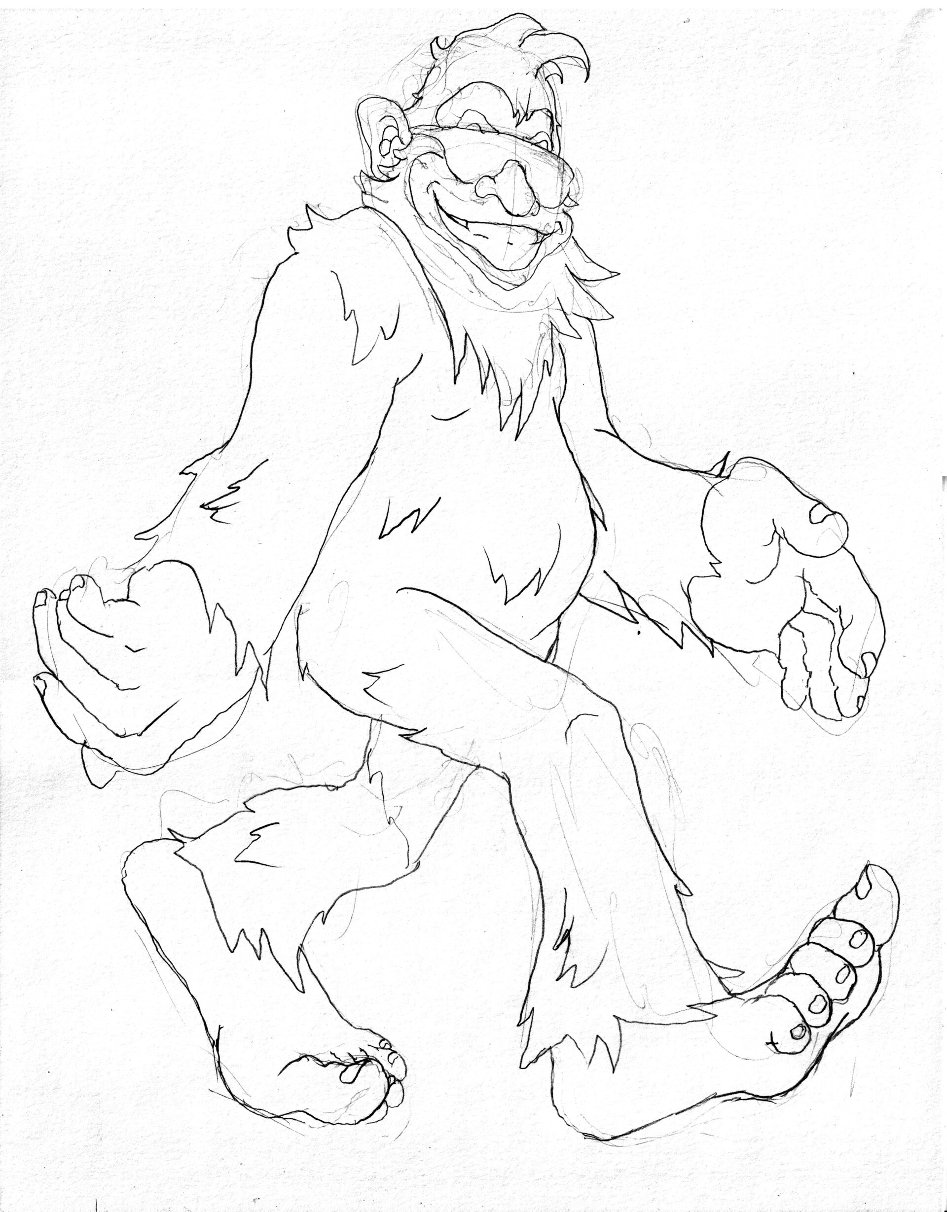 captain gutt ice age coloring pages