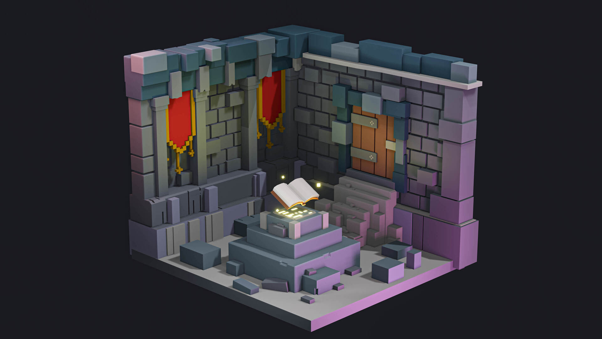 Shaedyn Premchund - Dungeon 3D Artwork