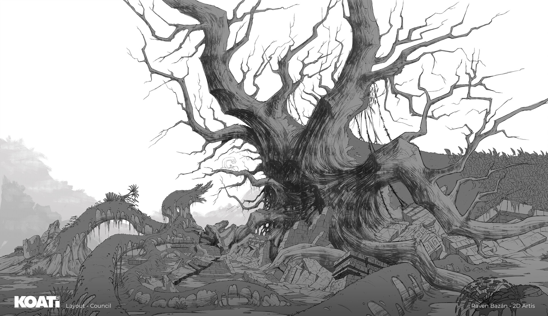 Raven Bazán - Koati movie - Layout