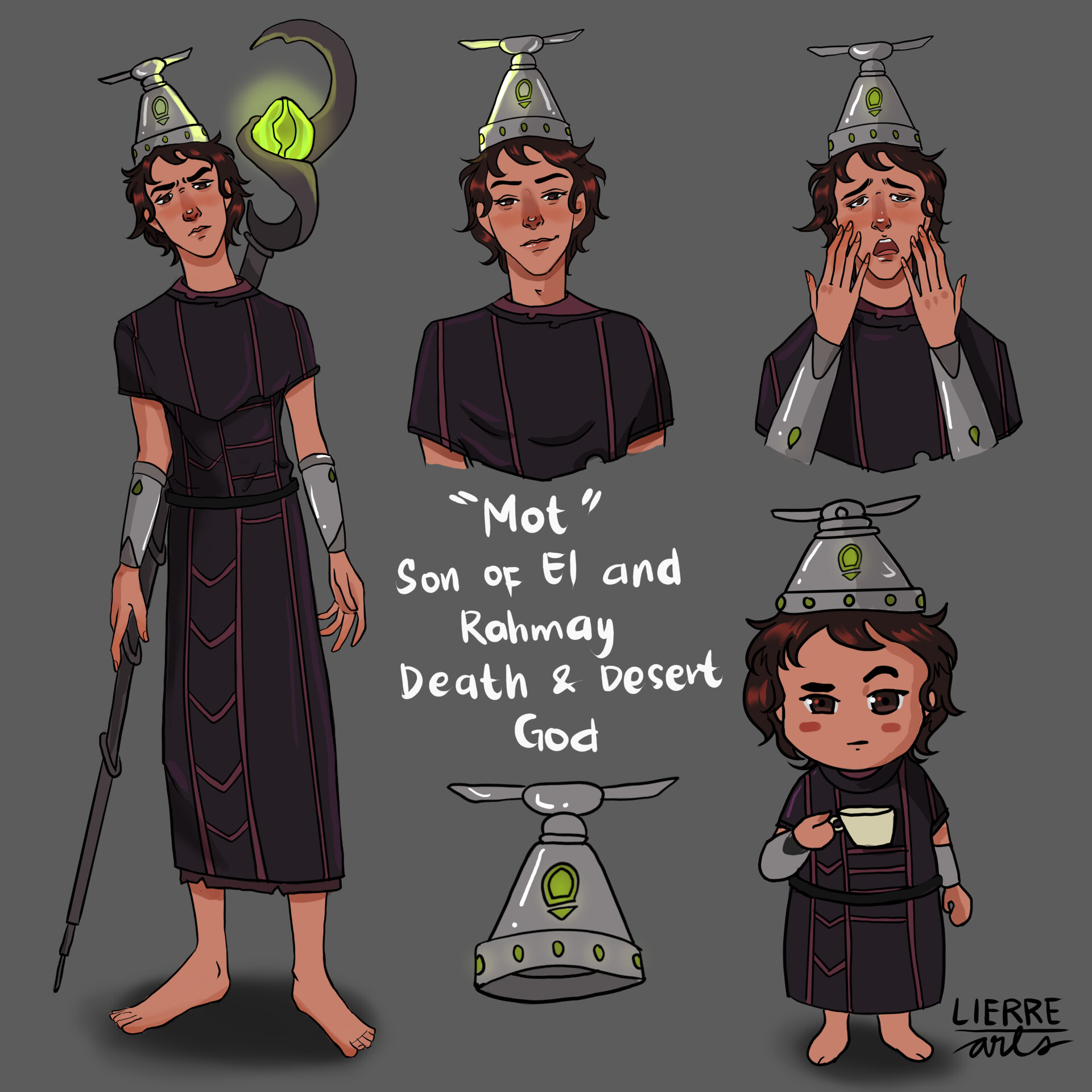 Lierre Arts - "Mot" reference Sheet