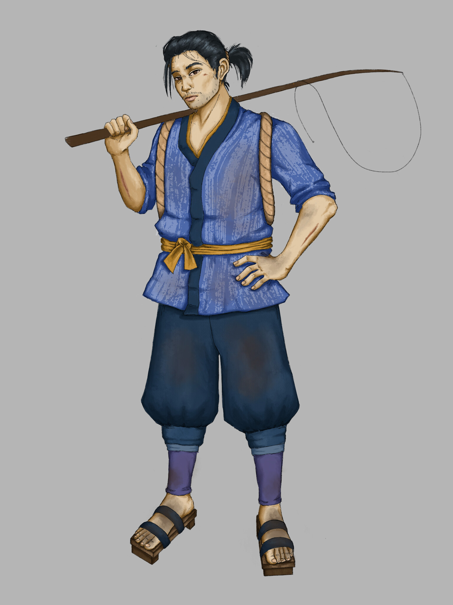 ArtStation - Fisherman Protagonist Character Design