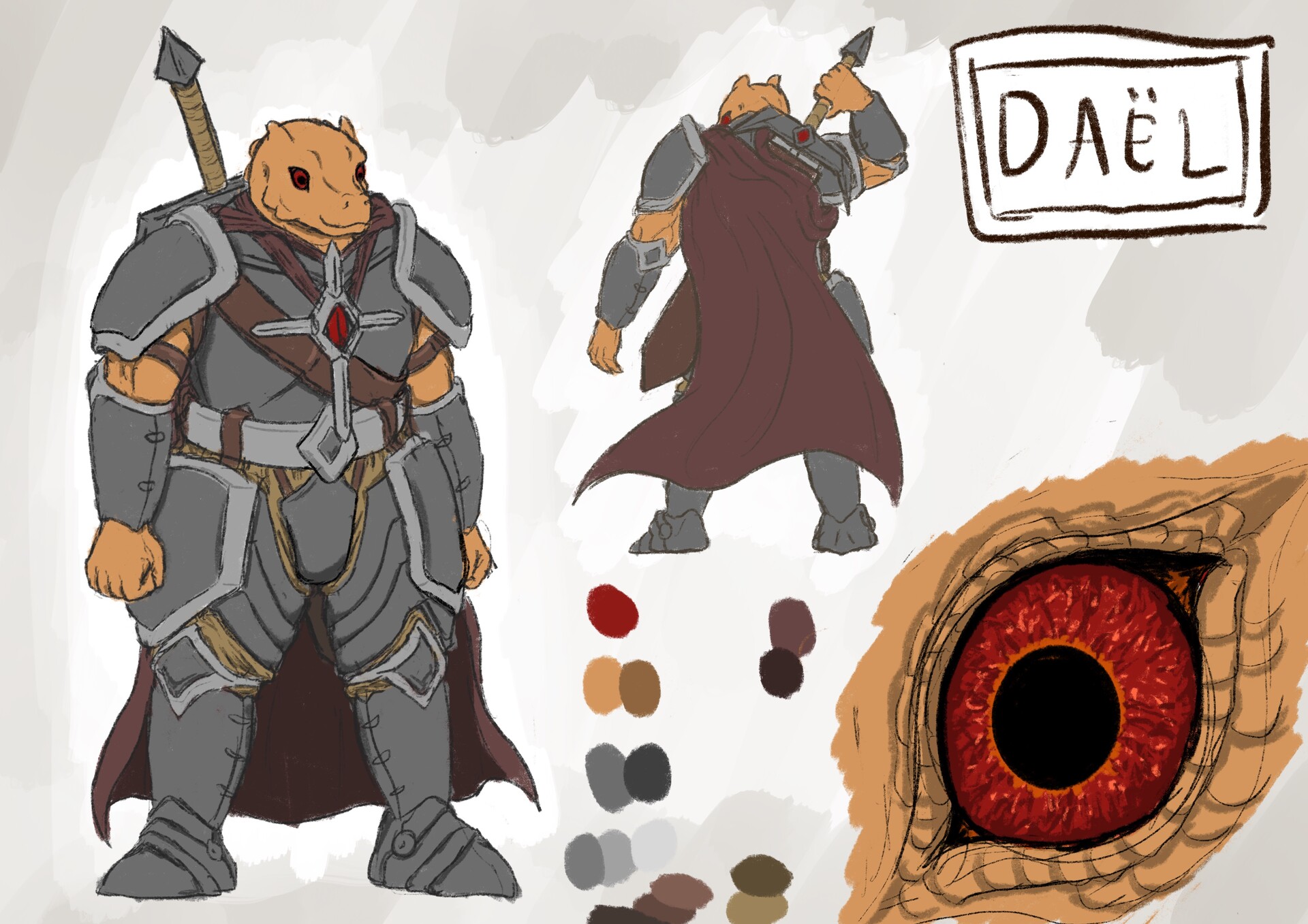 ArtStation - Friend's DnD Character 2