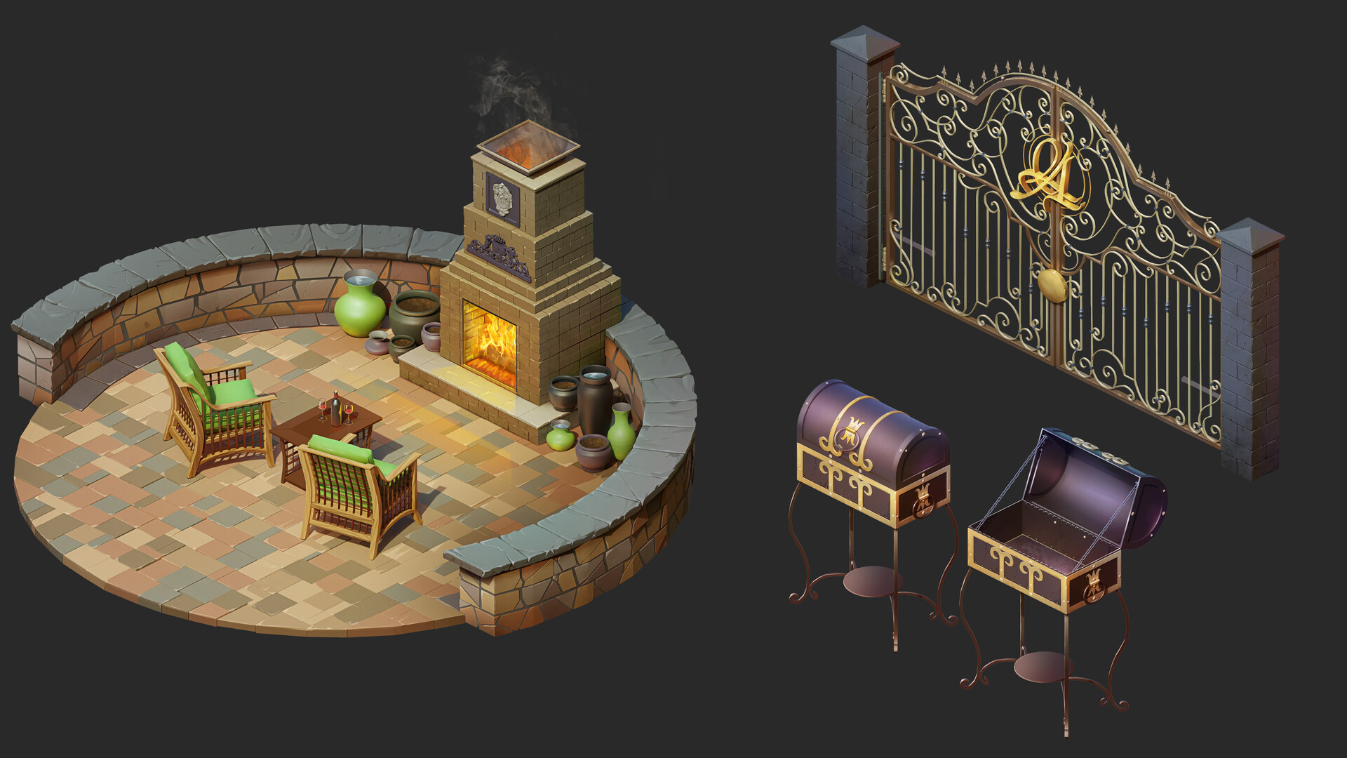 ArtStation - Iso casual props 2