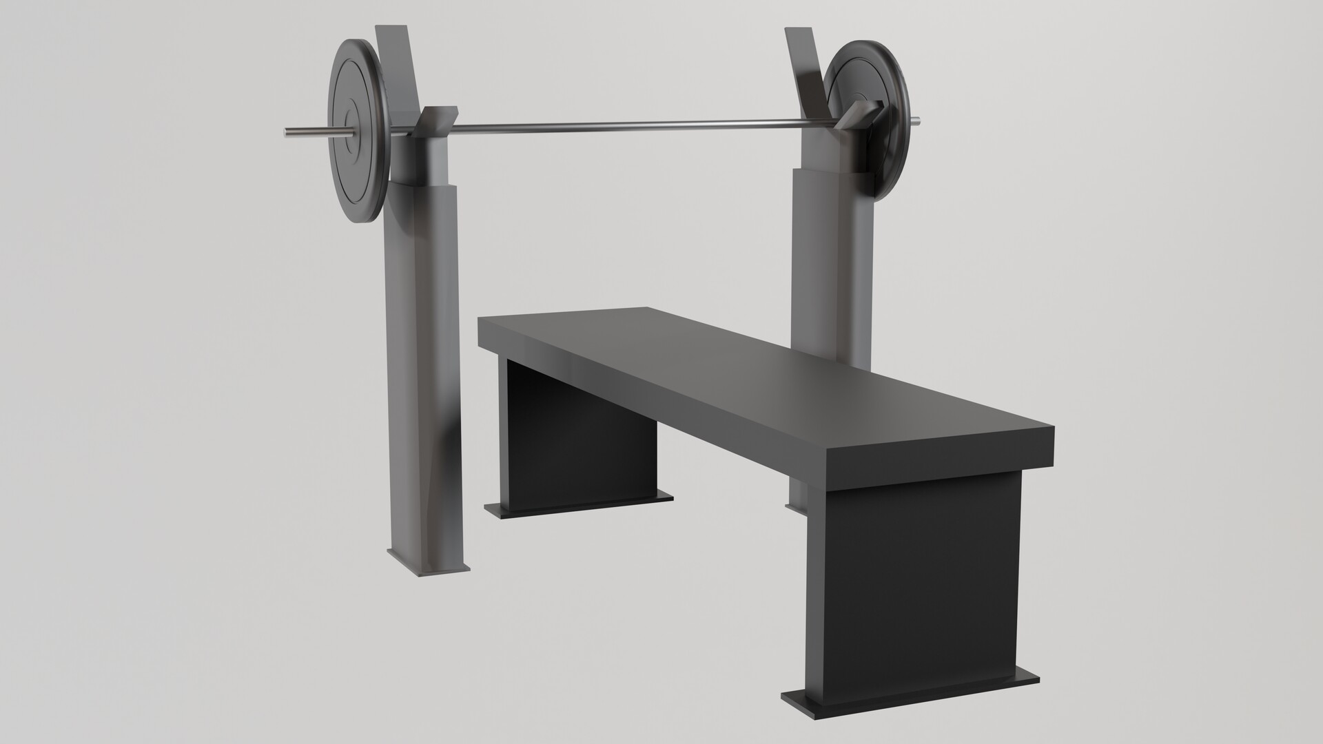 ArtStation - Bench for bench press