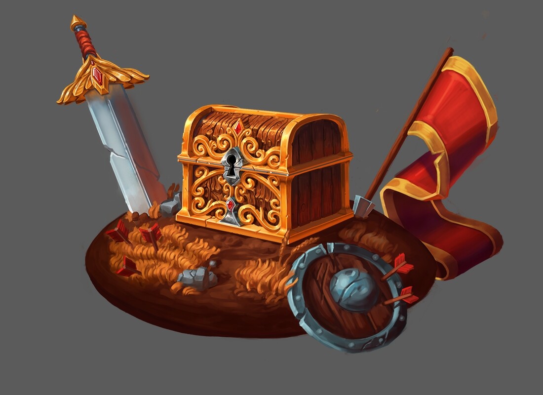 ArtStation - Treasure Chest UI