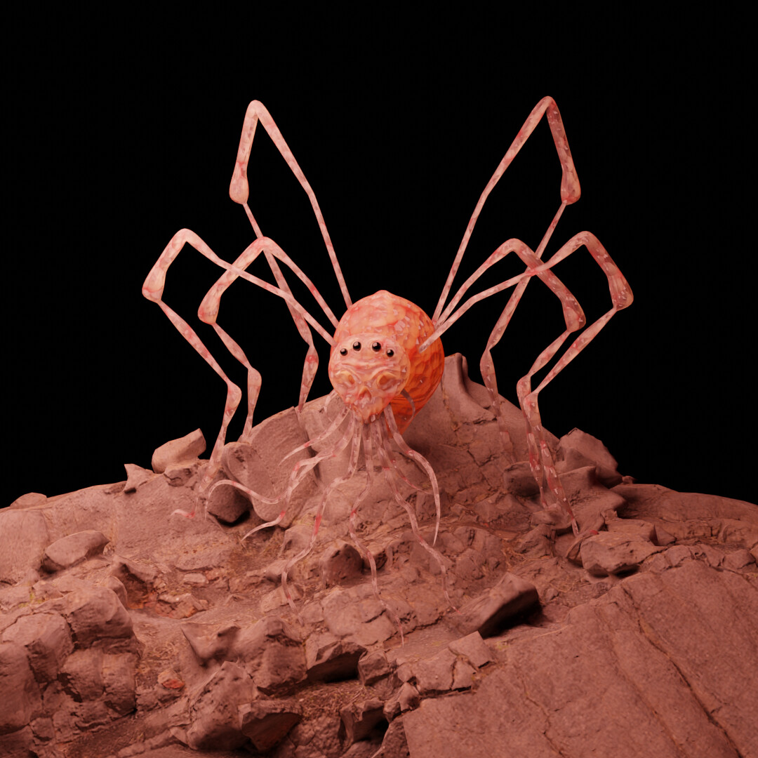 ArtStation - Flesh Spider
