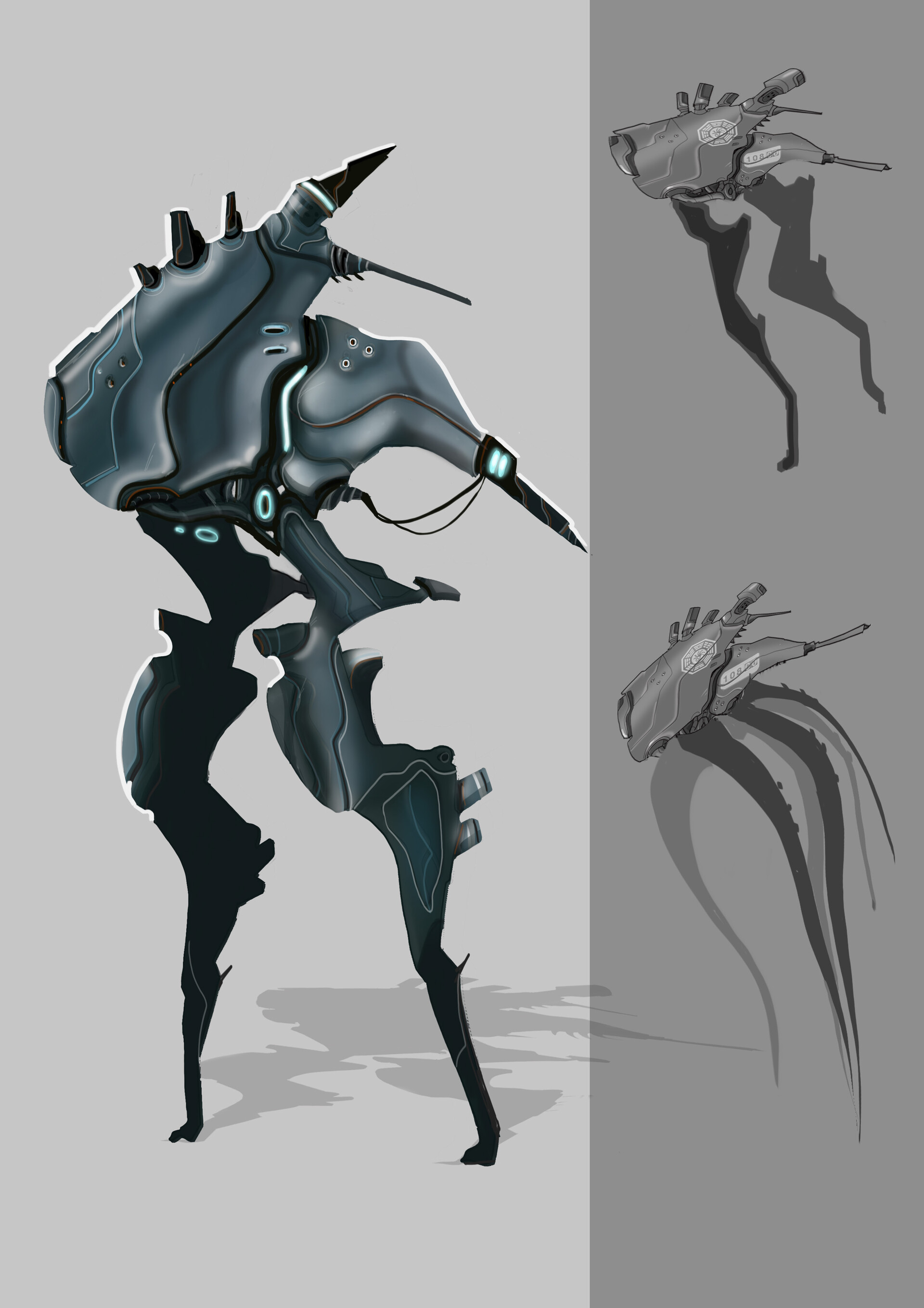 ArtStation - Completed sentry bot