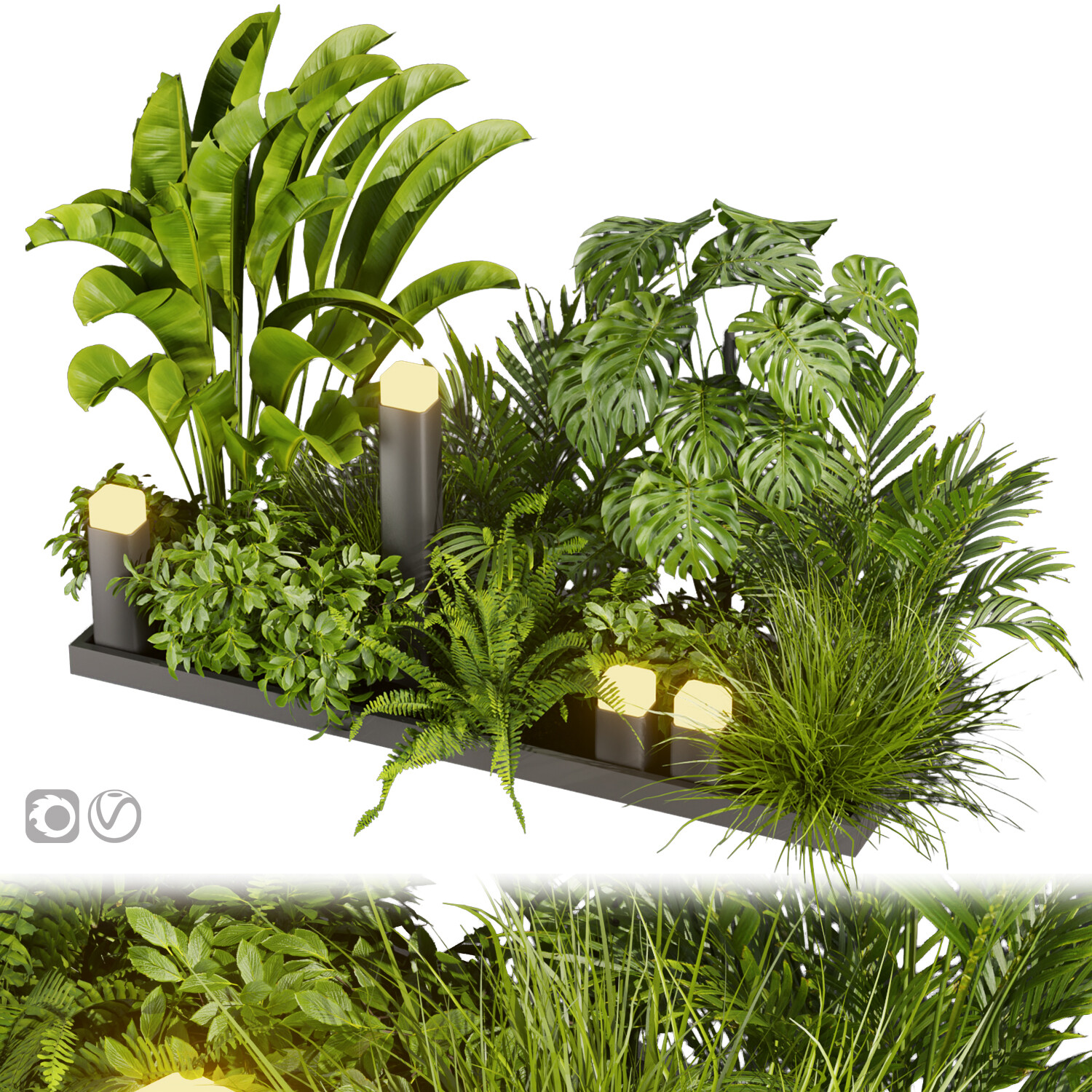 ArtStation - Collection plant vol 406 - leaf - outdoor - garden ...