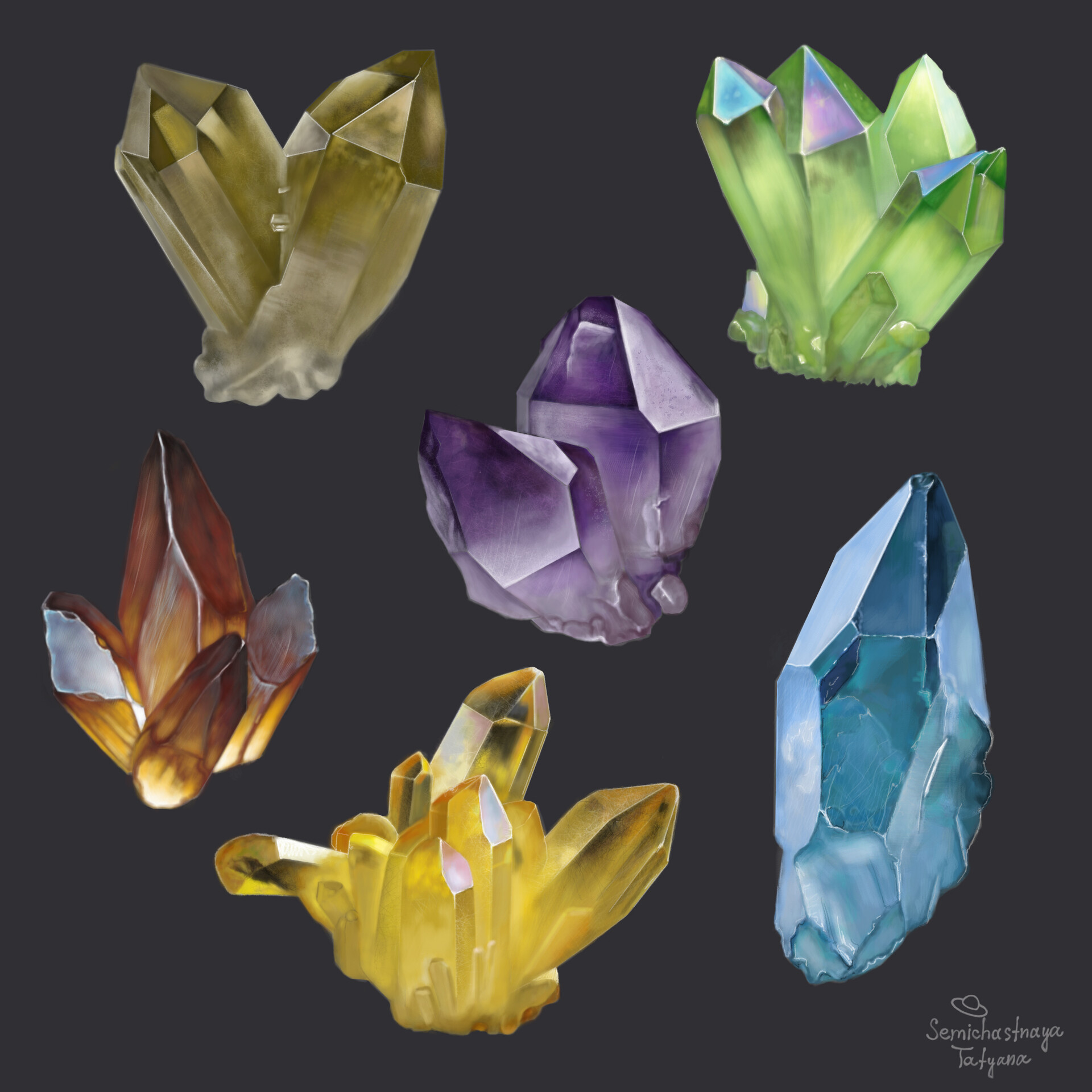ArtStation - Crystals.
