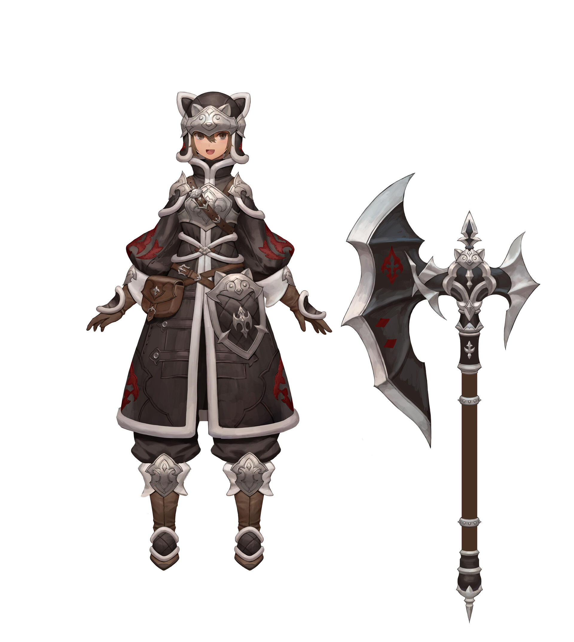 ArtStation - winter Raccoons 방한너구리