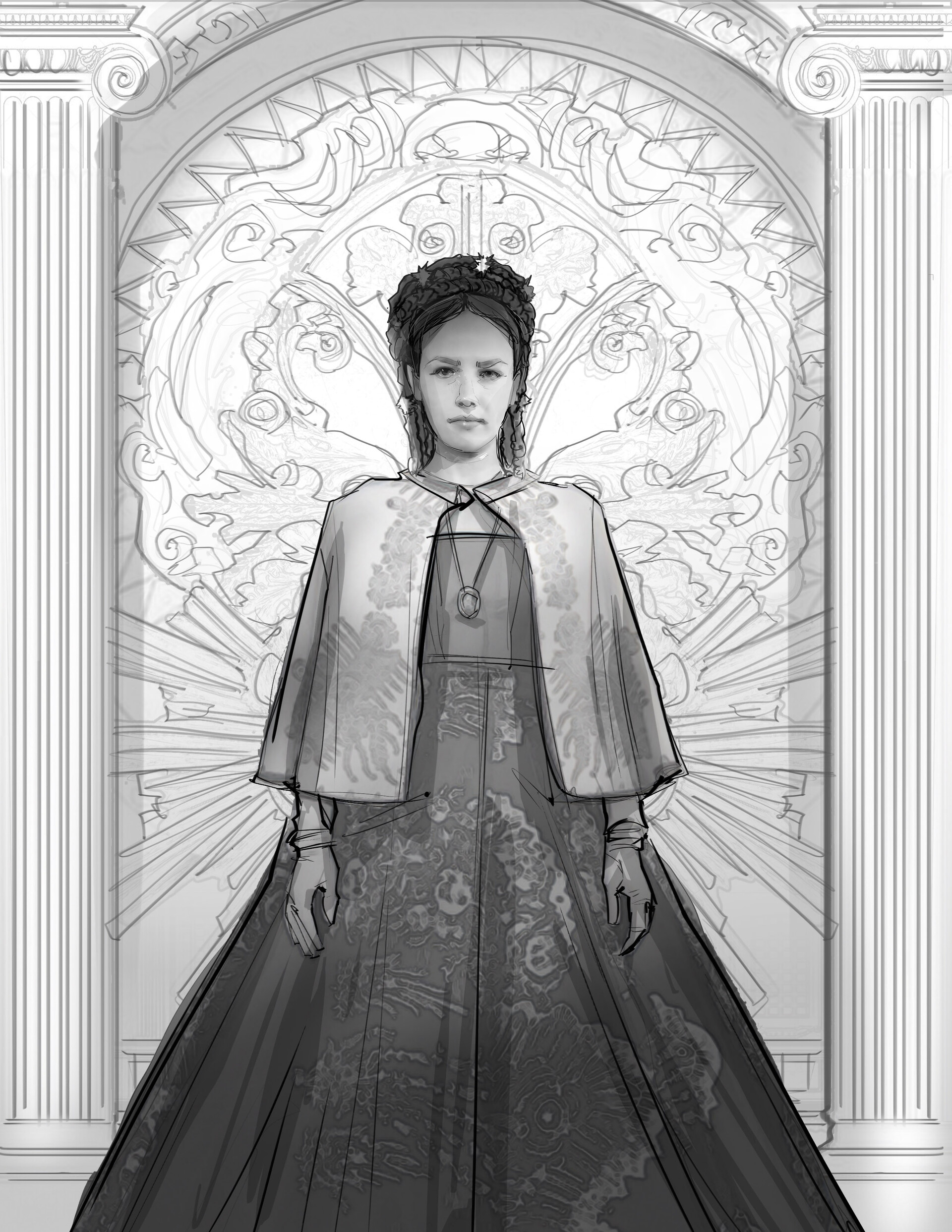 Charles Ratteray [ DRAW MY MOVIE .COM ] - THE EMPRESS- KEY ART ADVERTISING