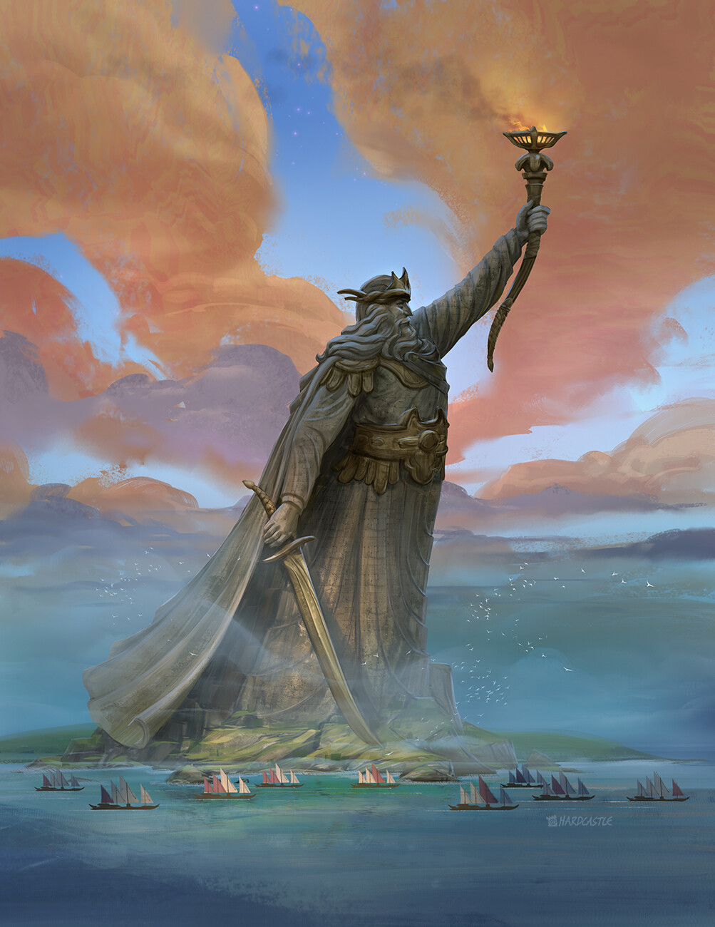 ArtStation - Númenor Statue