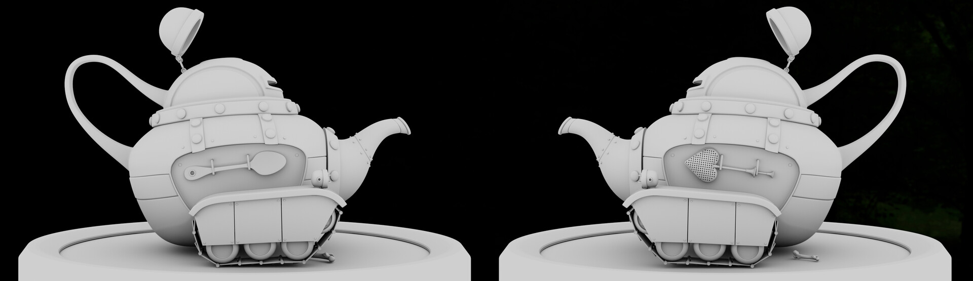 Bianca Rawlings - Rolling Teapot - Pixar's RenderMan Art Challenge