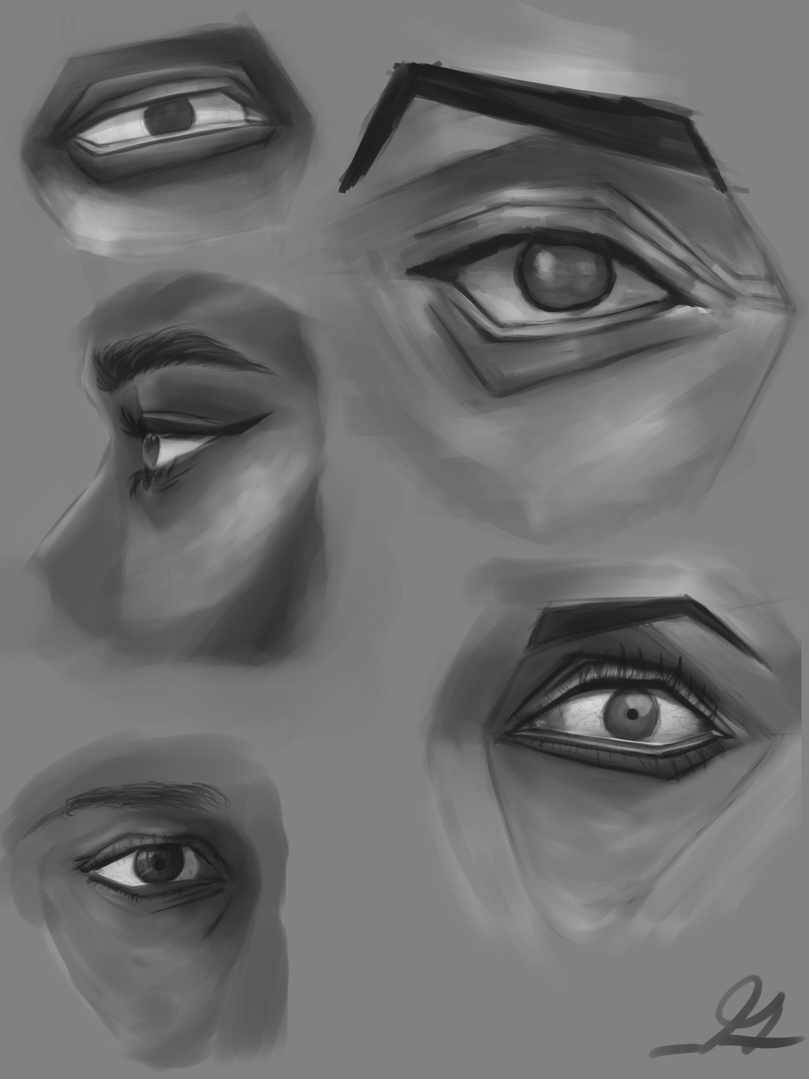 ArtStation - Eye exercise