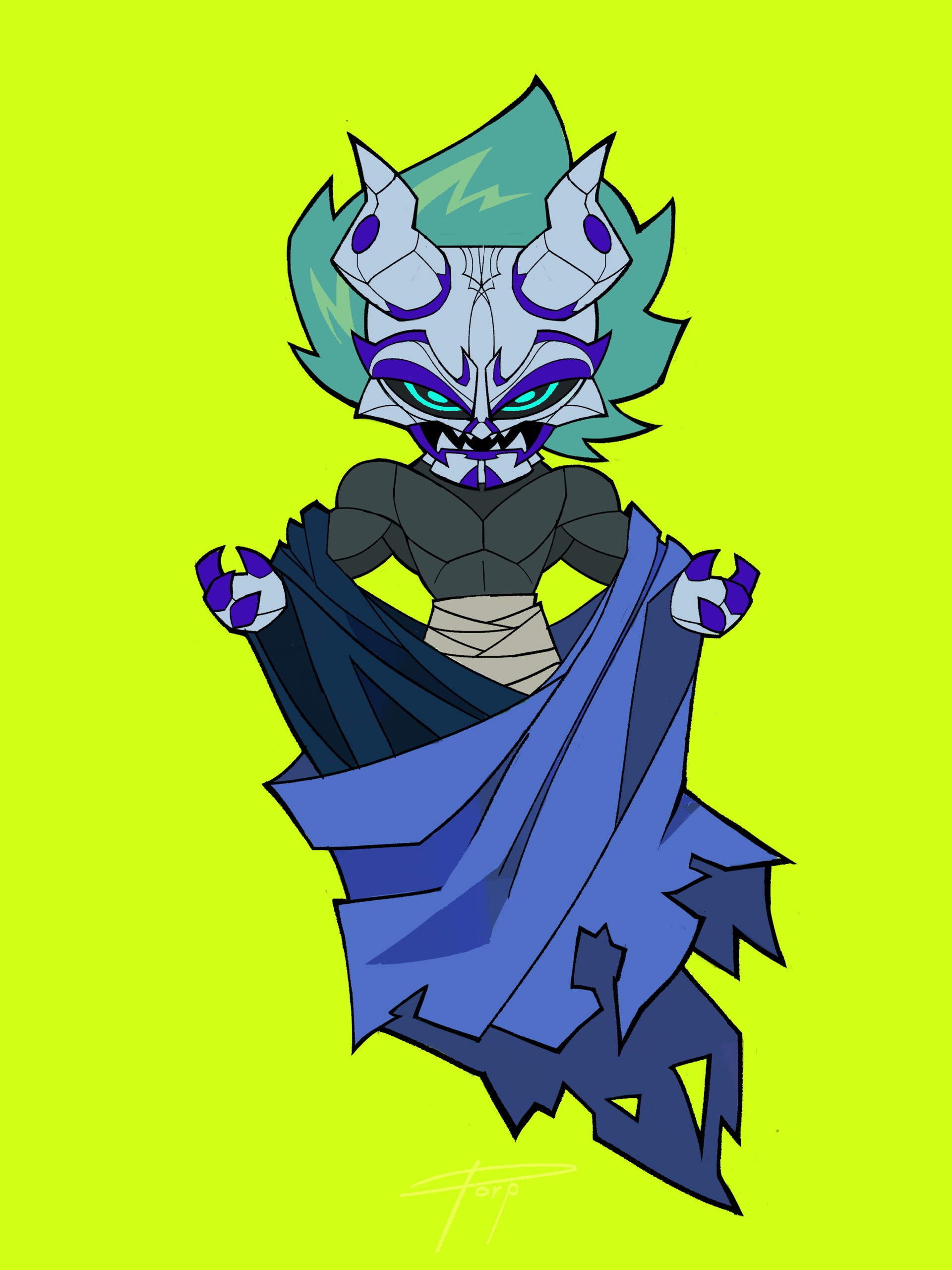 ArtStation - A Blue Oni