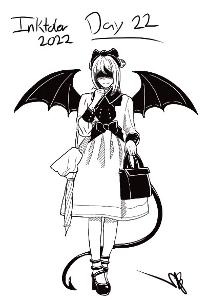 Bonne Chancè - Inktober 2022 Day 22: Cute Devil
