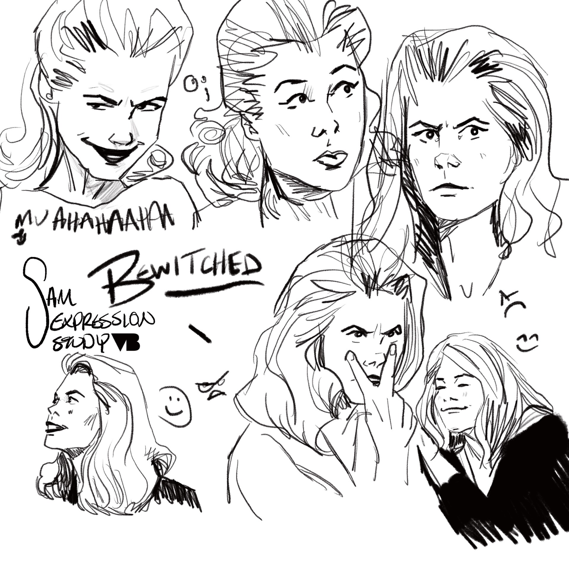 ArtStation - some sketches from bewitched