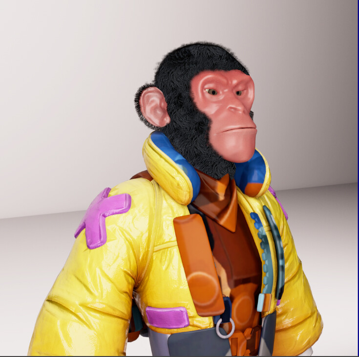 ArtStation - NFT Character Monkey
